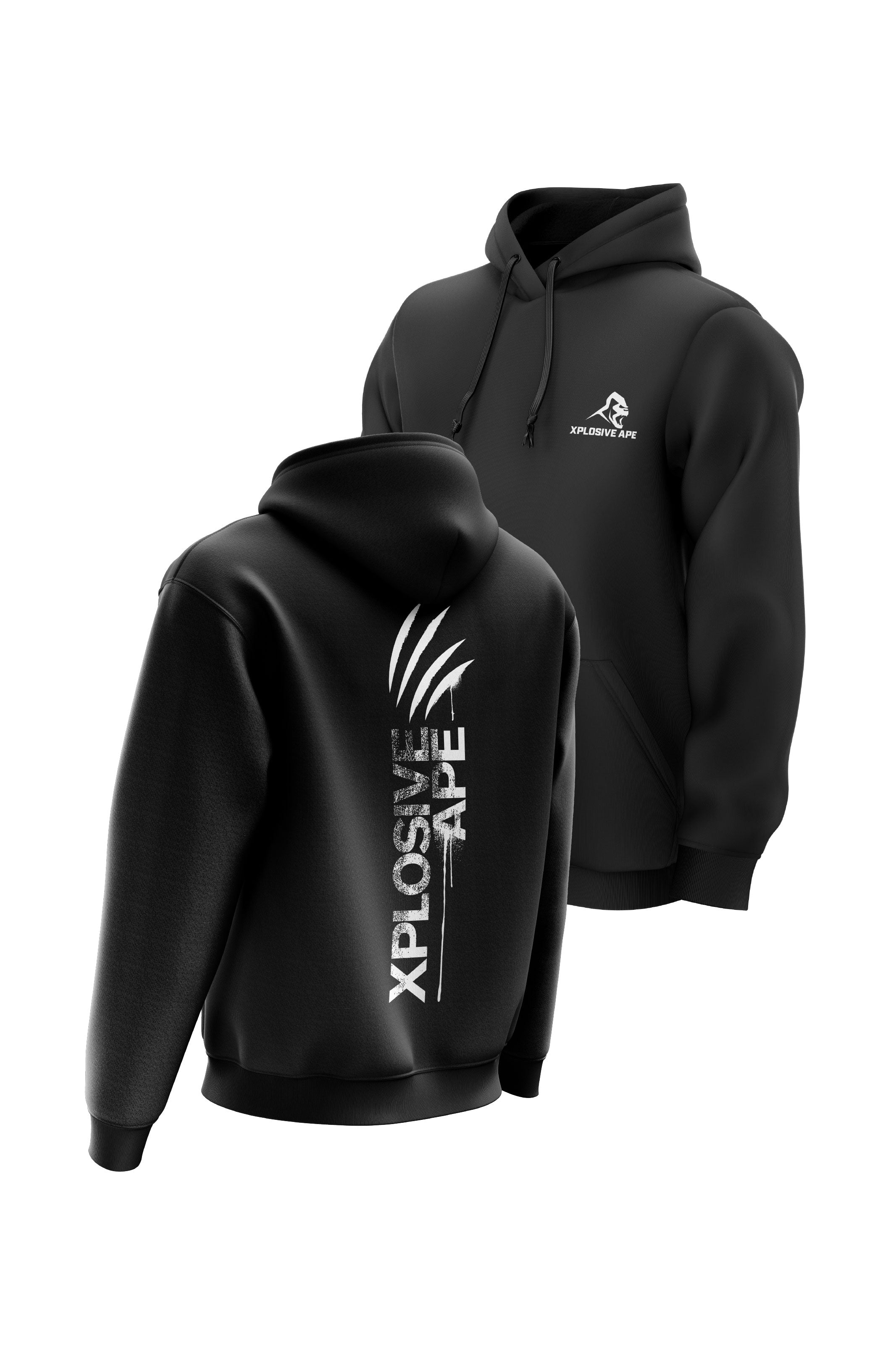XAPE Claw V2 String Hoodie - Black – Xplosive Ape