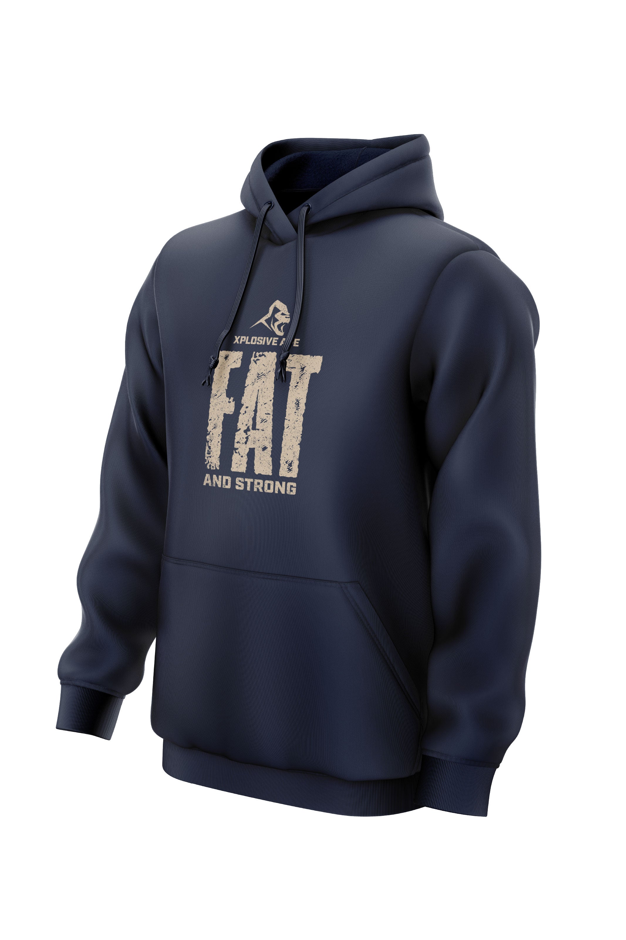 XAPE Fat And Strong V2 String Hoodie - Navy – Xplosive Ape